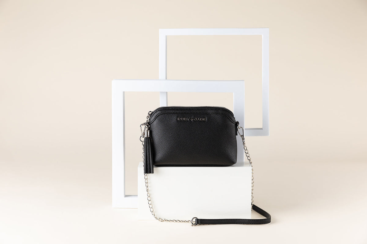 Grace - (Vegan) Black & Silver – Lily Jade