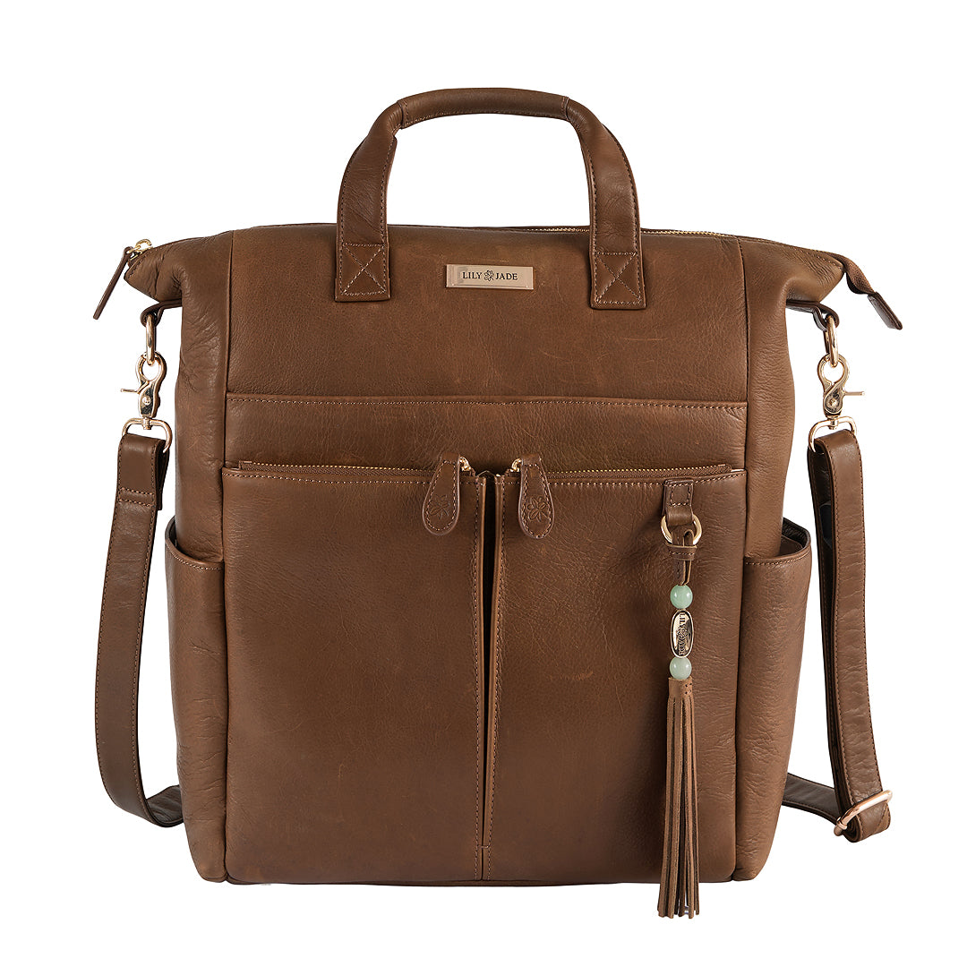 Caroline Convertible Tote (Leather) – Lily Jade
